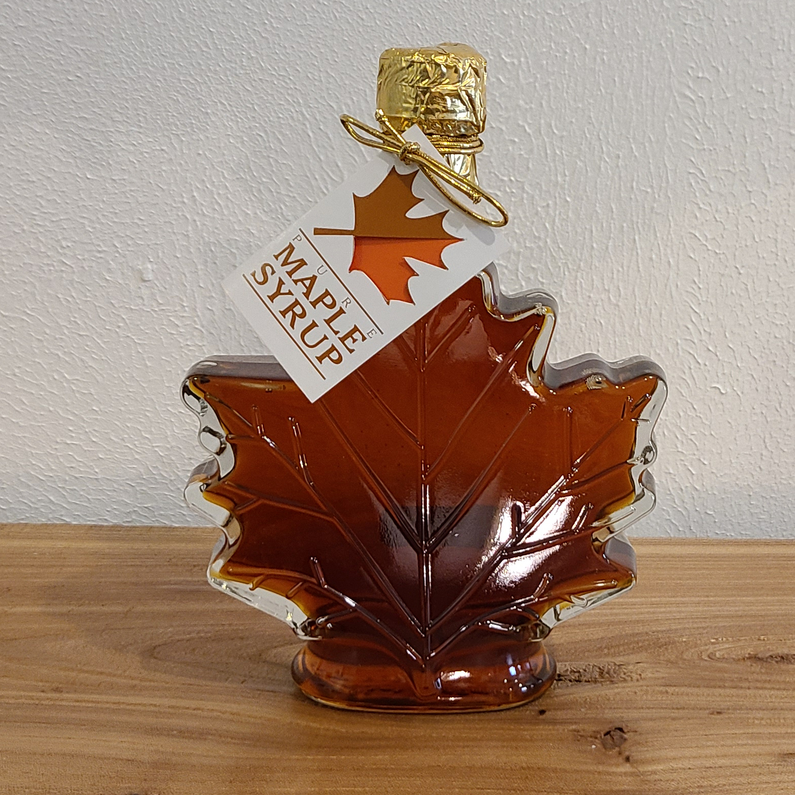 Maple Syrup Leaf Bottle
